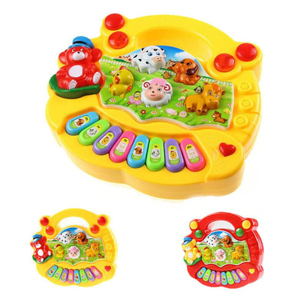 Baby's Educational Piano Animal Farm Toy - Go2MyShoppingWorld