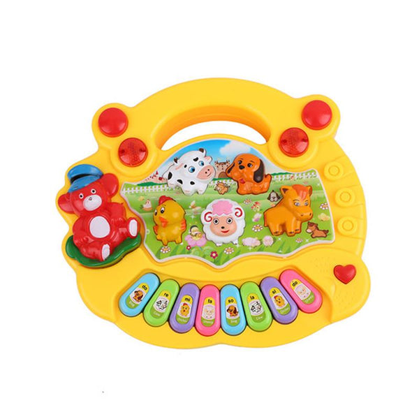 Baby's Educational Piano Animal Farm Toy - Go2MyShoppingWorld