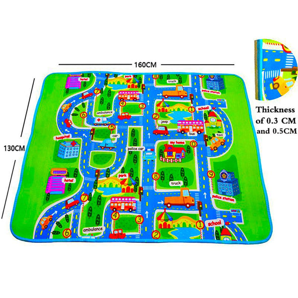 Educational Mini Map Play Mats - Go2MyShoppingWorld